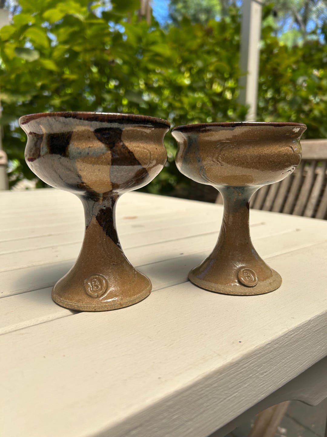 Handmade Pottery Goblets | Brian Barkworth | Australian Stoneware ...