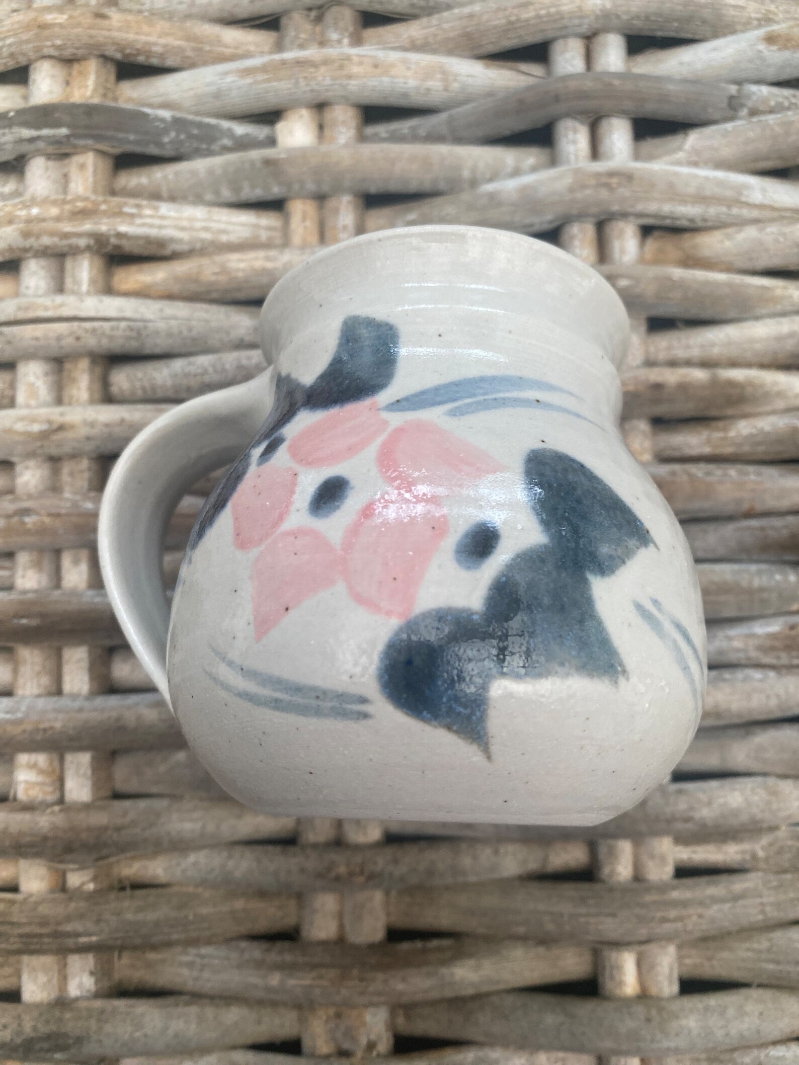 Handcrafted Ceramic 'hug Me' Mugs | Hand Painted Floral Design | Set of ...