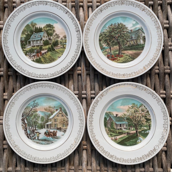 Decorative Vintage 80s Plates - Etsy UK