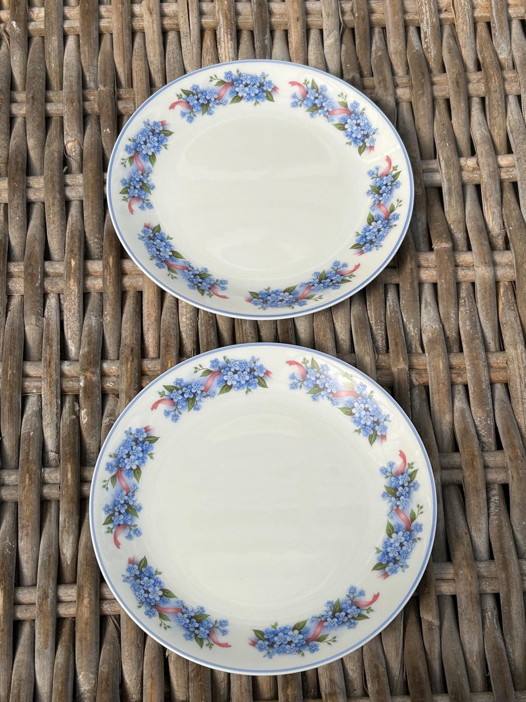 TK Bavaria West Germany | Porcelain | Side Plates | Set of 2 | Floral ...
