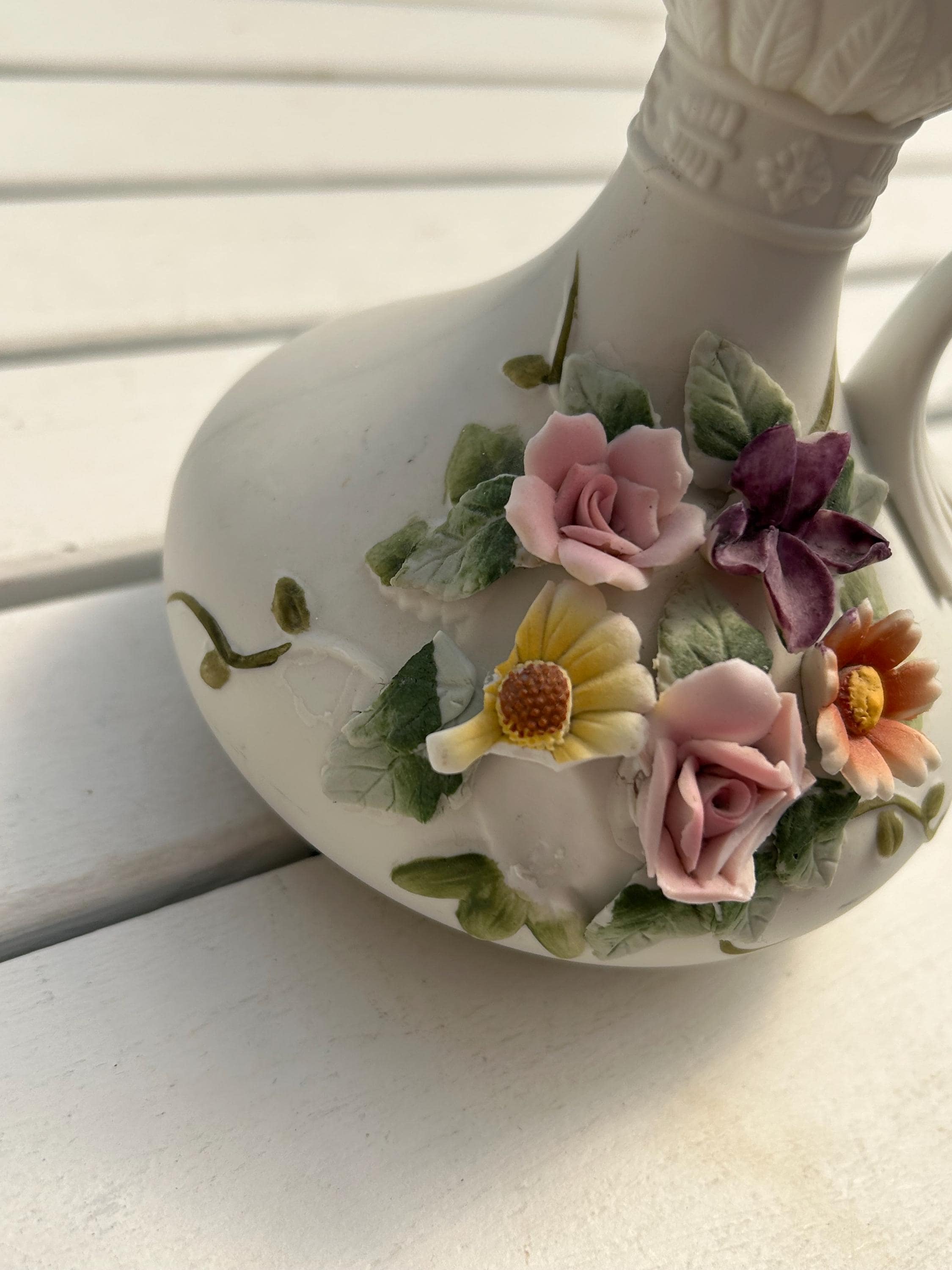 Lefton | Pitcher | Hand-painted | Pastel Florals Collection | Vintage ...