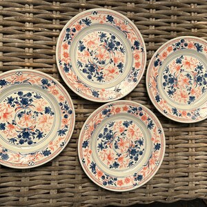 Churchill | Imari Pattern | Set of 4 | Dinner Plates | Floral Blue Red ...