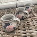 Handcrafted Ceramic 'hug Me' Mugs | Hand Painted Floral Design | Set of ...