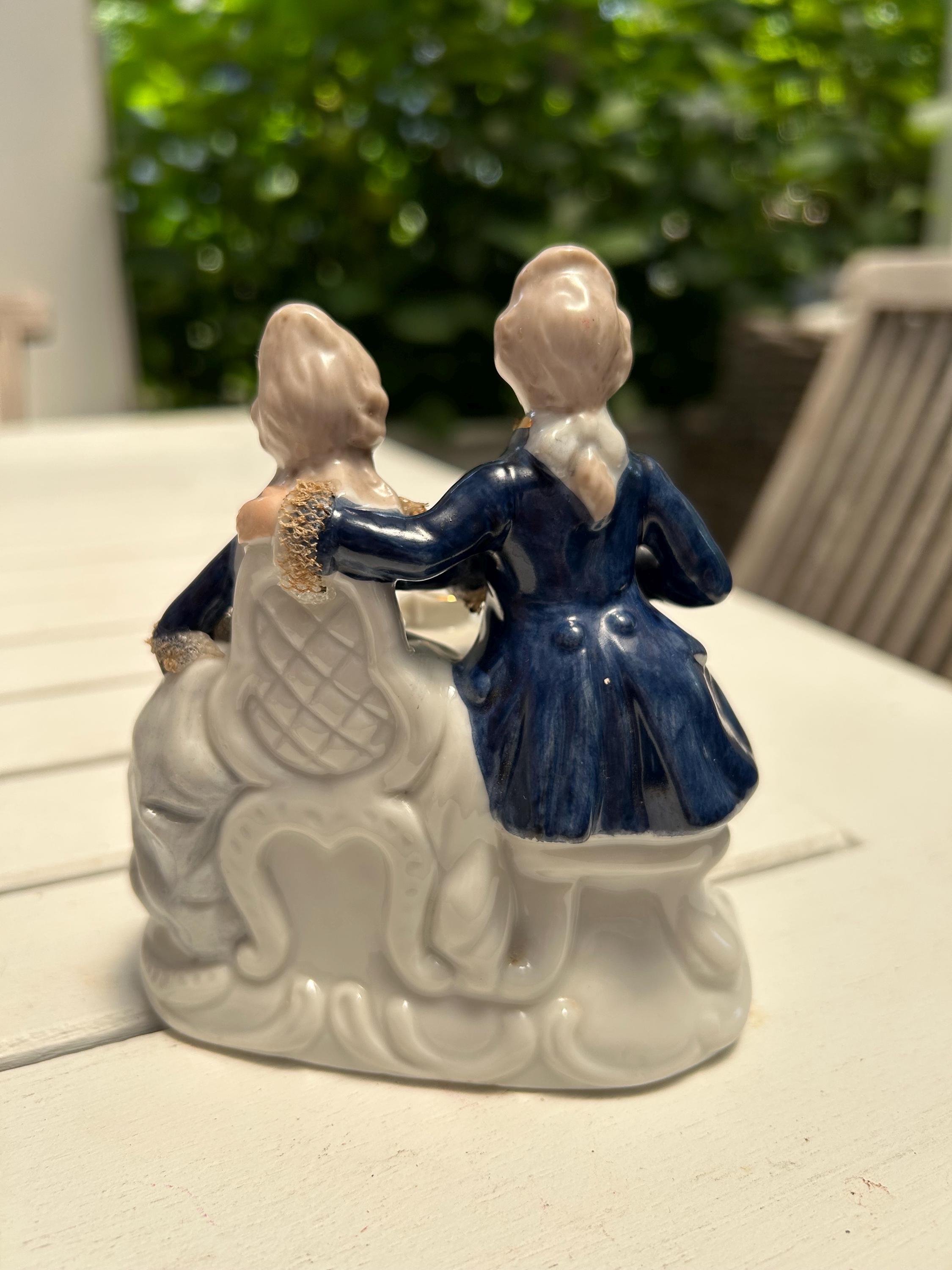 Rococo Porcelain Figure Vintage CKM Mcdonald Imports Japan Romantic ...