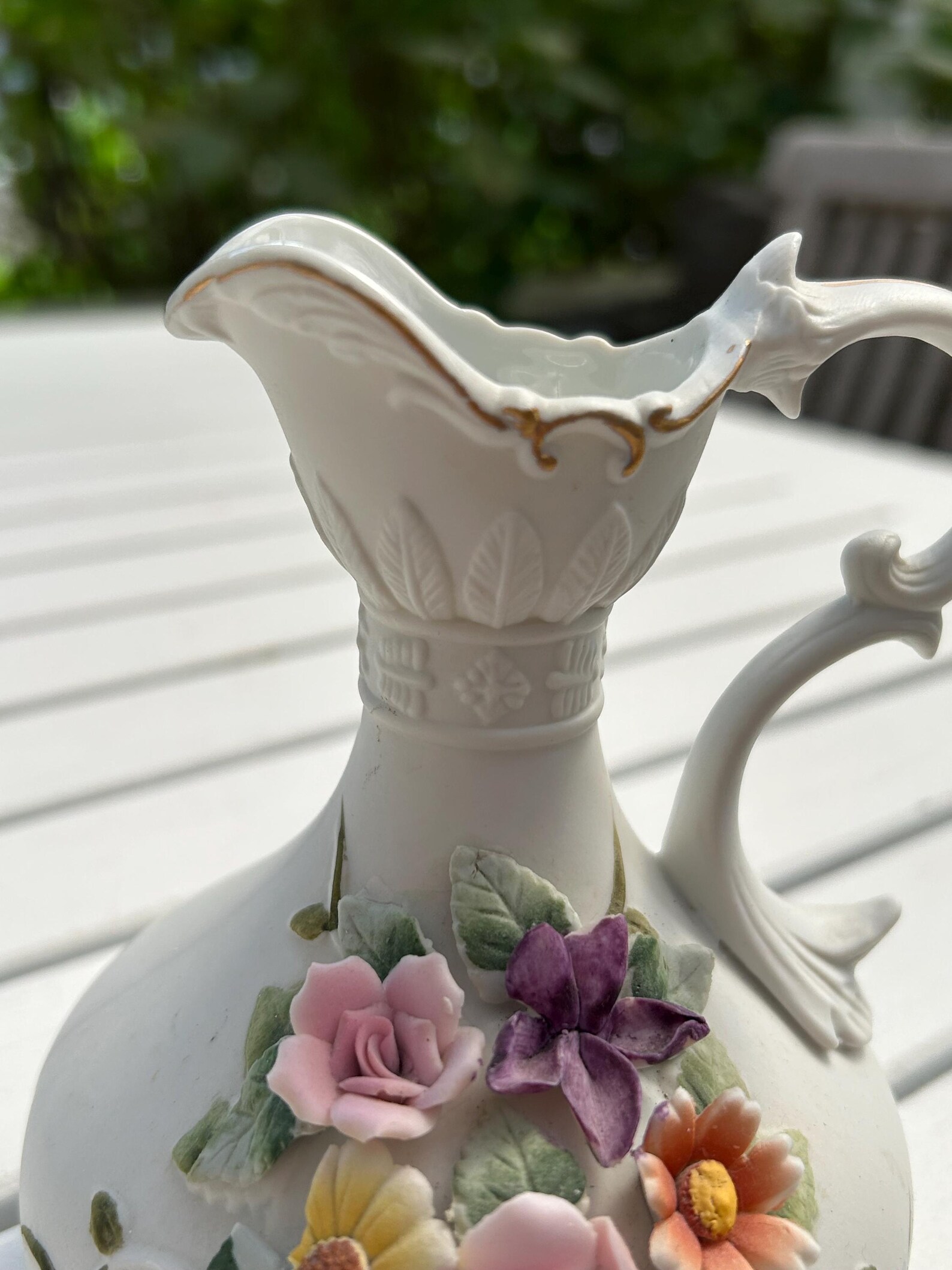 Lefton | Pitcher | Hand-painted | Pastel Florals Collection | Vintage ...