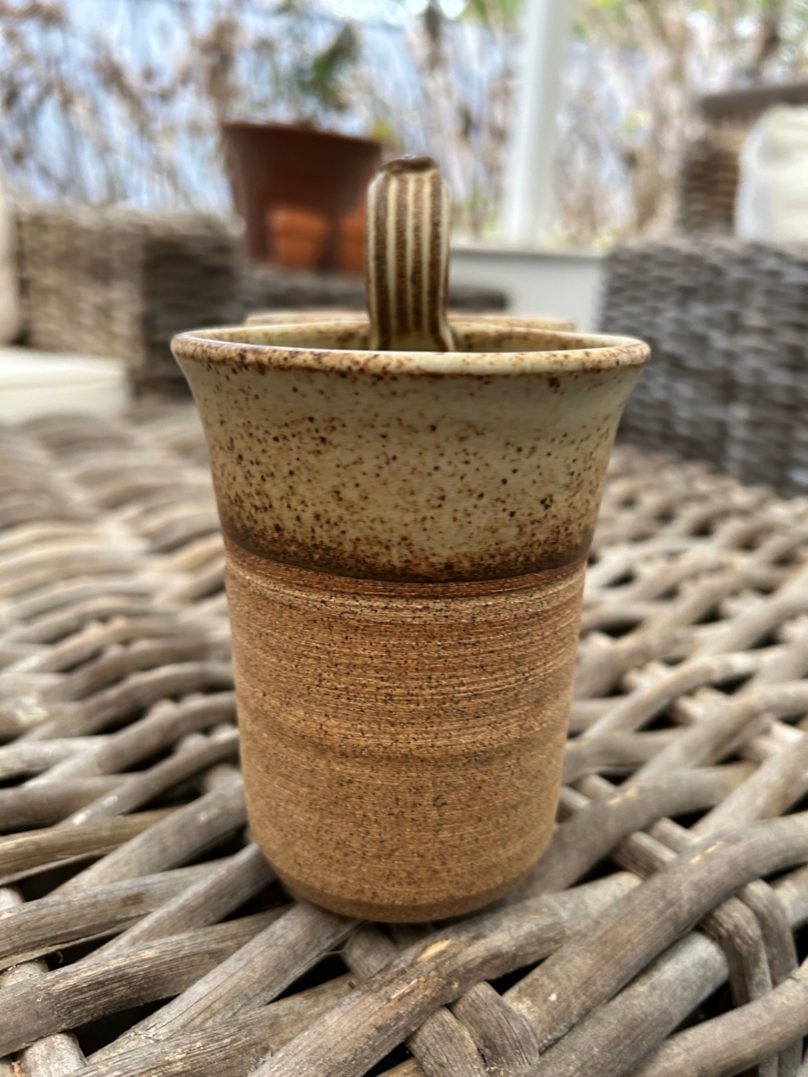 Rustic Handcrafted "desk Tidy" Pen Holder | Office Storage | Speckled ...