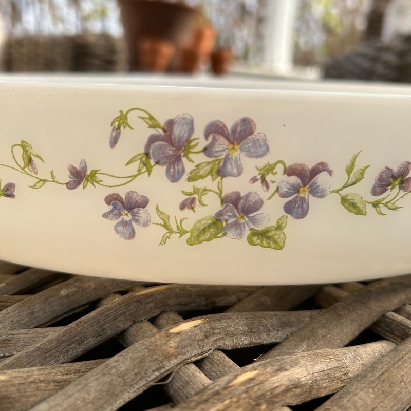 Vintage Violet Dish - Etsy
