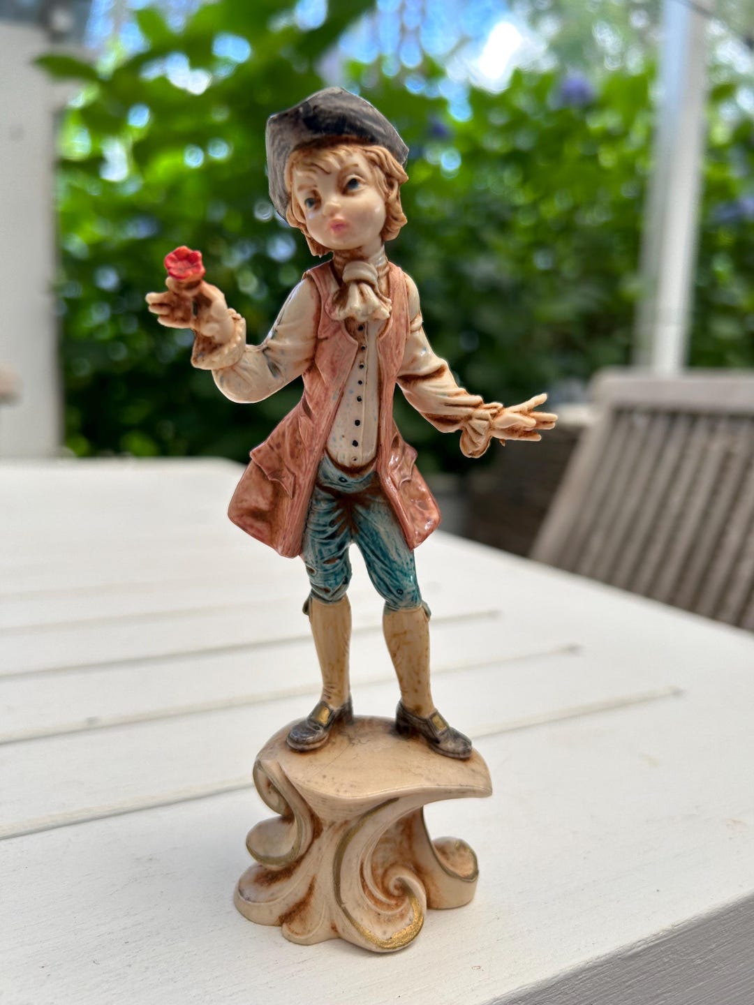 Depose Italy | Boy Figurine | Spider Mark | Fontanini Collectible ...