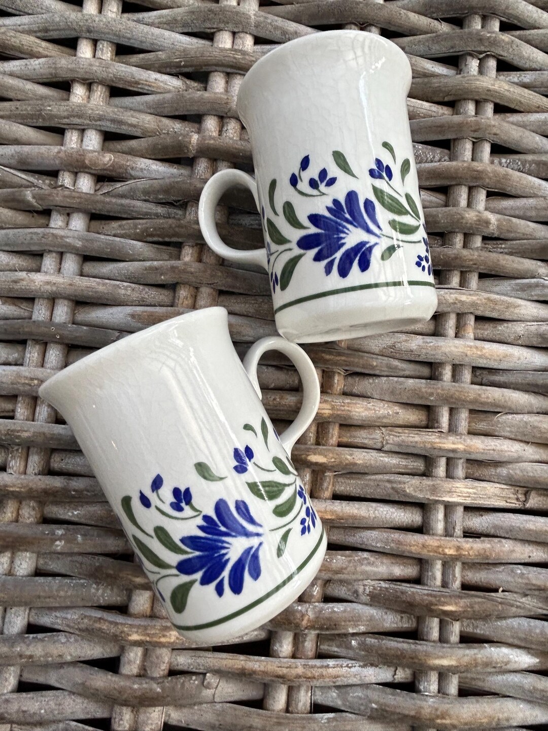 Churchill Salzburg Coffee Tea Mugs Set of 2 Traditional English China ...