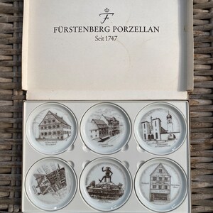 Furstenberg Porzellan Seit 1747 Coaster Plates | Set of 6 | Vintage ...