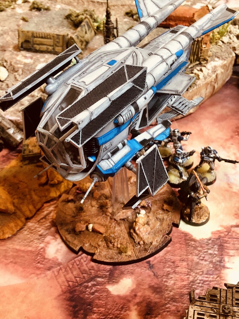 Star Wars Legion LAAT/LE Transport Empire or Republic. Includes Cards ...