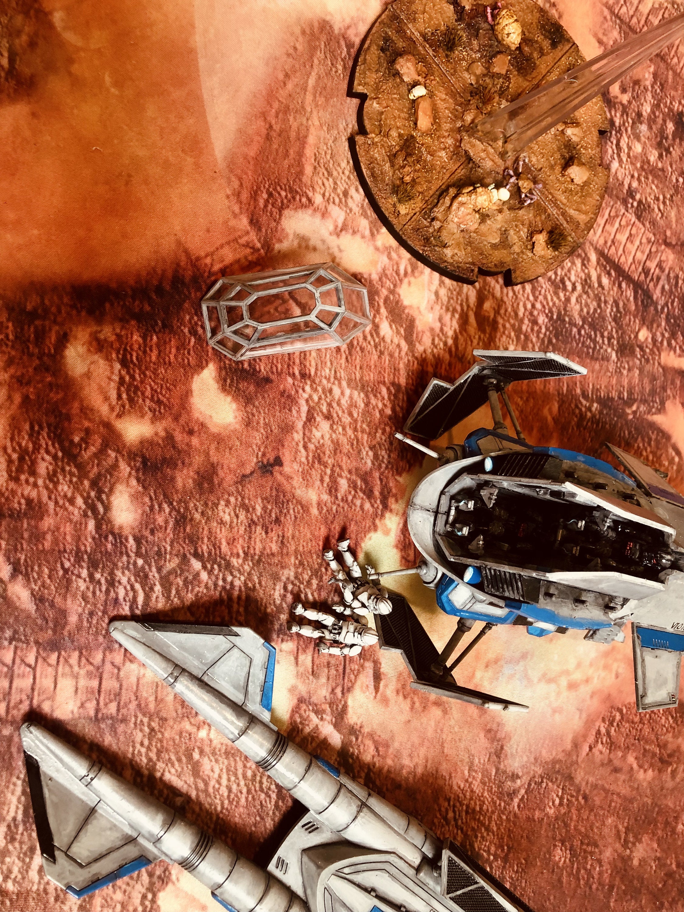 Star Wars Legion LAAT/LE Transport Empire or Republic. Includes Cards ...