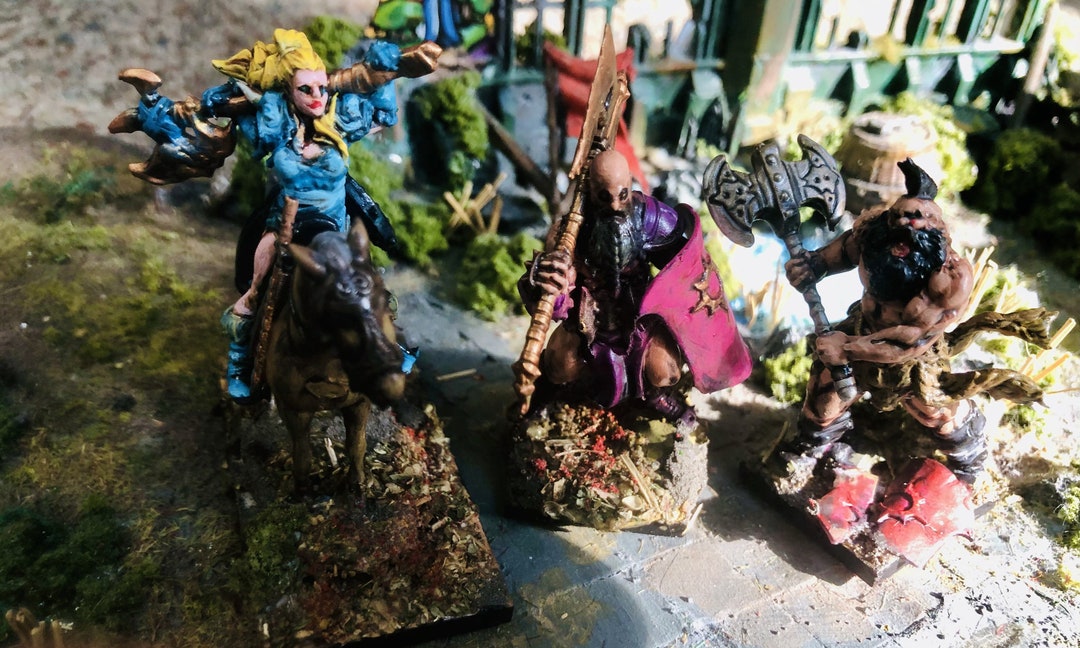 Marauder Chieftain Warhammer the Old World. 3 Different Versions ...