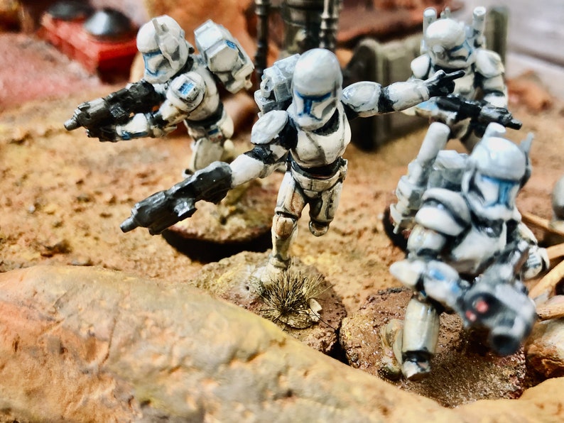 Republic Commando Squad for Star Wars Legion Fully Painted and Ready ...