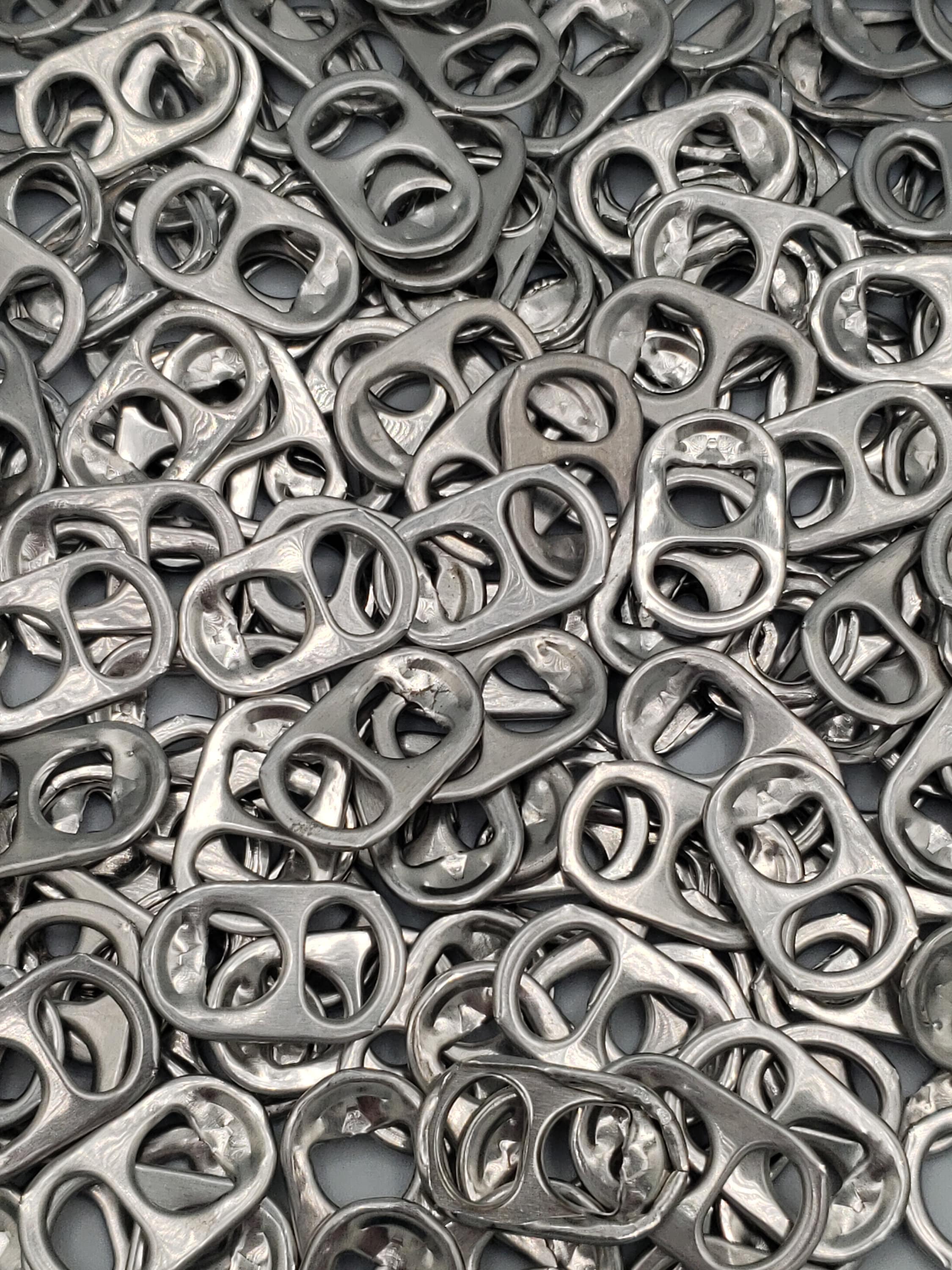 100 Aluminum Soda Can Tabs, Pop Tabs, Pop Tops, Pull Tabs, Silver Tabs - Etsy Canada