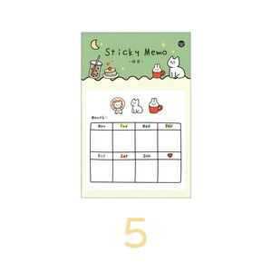 30 Pcs Kawaii Post-it Notes Cute Sticky Notes to Do List Pastel Check ...