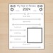 2024 Year in Review Printable, New Year's Eve Printable for Kids, NYE ...