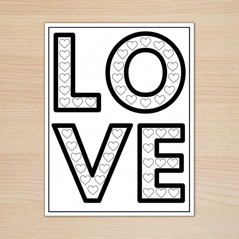 Valentine's Day Coloring Sheets, Printable Coloring Pages for Kids ...