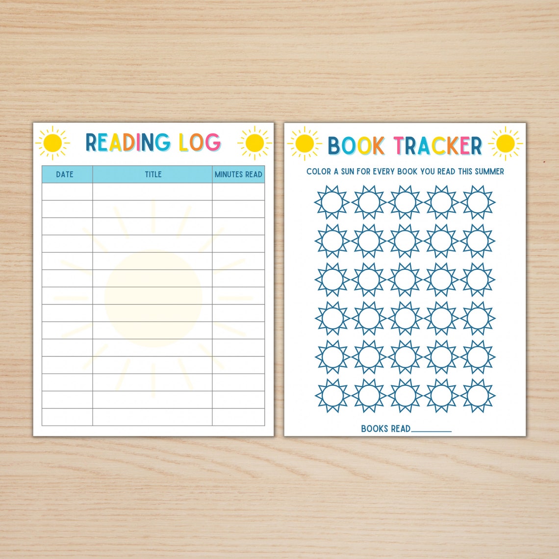 Summer Reading Printables, Summer Reading Log, Summer Book Tracker ...