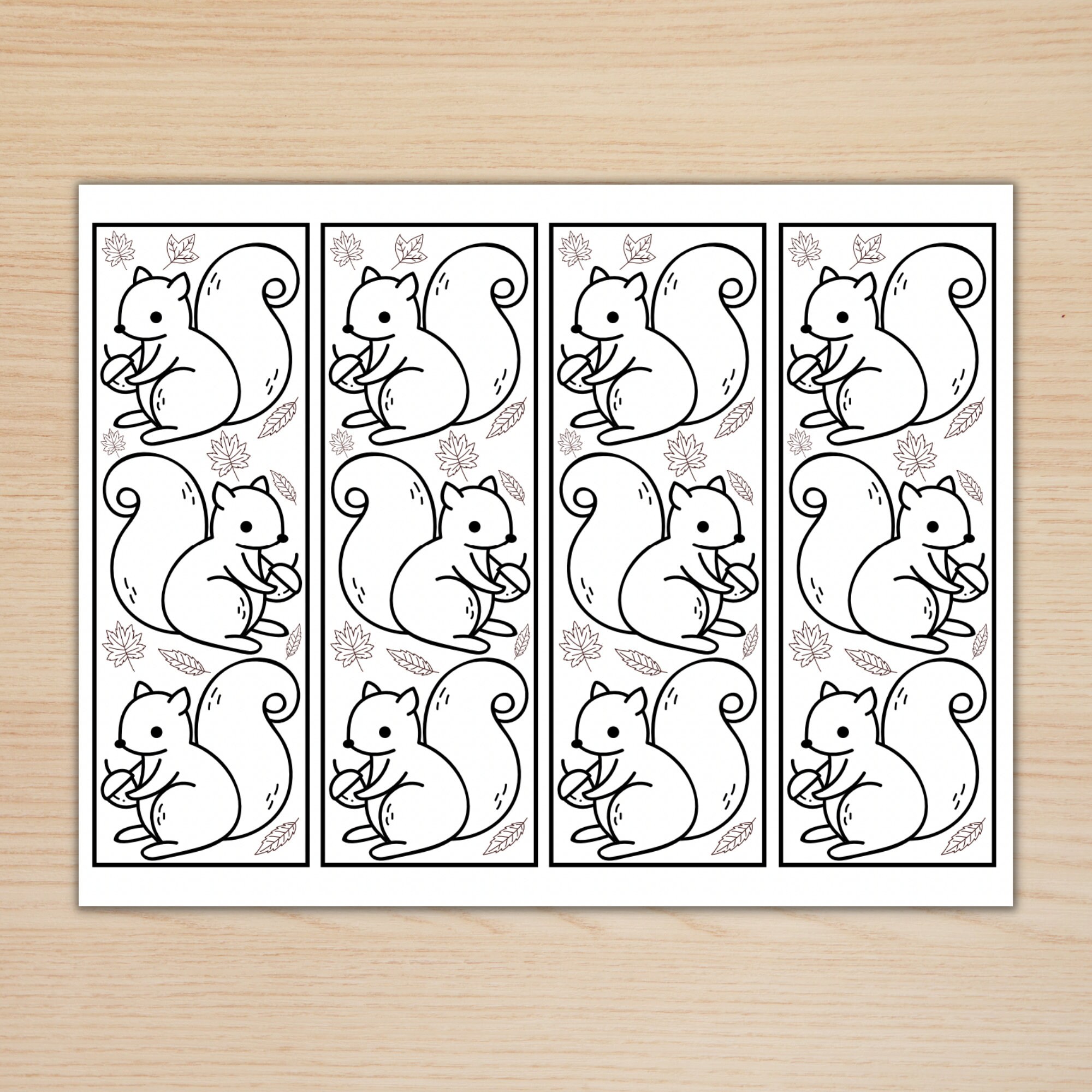 Fall Printable Bookmarks for Kids, Autumn Themed Activity for Kids ...