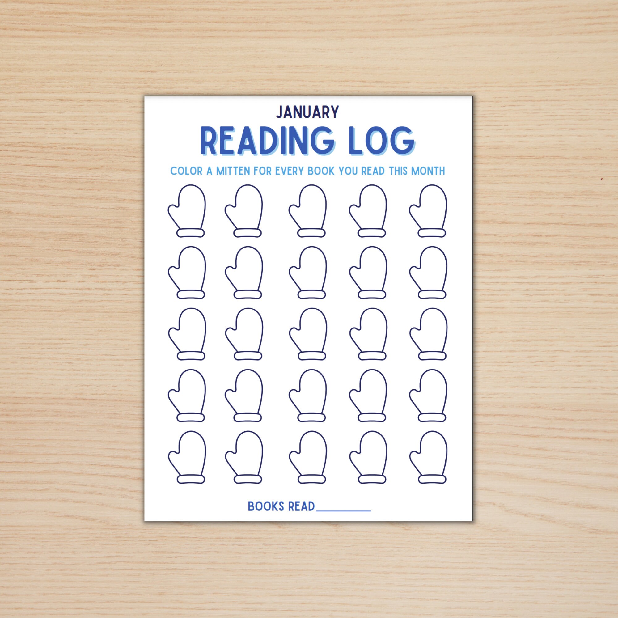 Monthly Printable Reading Logs, Themed Reading Trackers, Book Challenge ...
