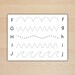 Fine Motor Line Tracing Worksheets, Uppercase to Lowercase Letter ...
