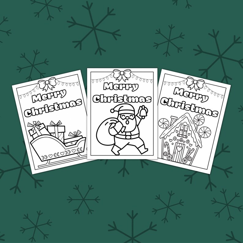 Merry Christmas Coloring Pages, Printable Coloring Pages, Christmas ...