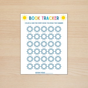 Summer Reading Printables, Summer Reading Log, Summer Book Tracker ...