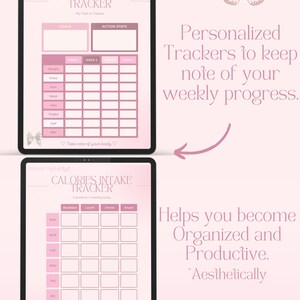 Pink Pilates Princess Fitness Planner | Aesthetic Fitness Planner ...
