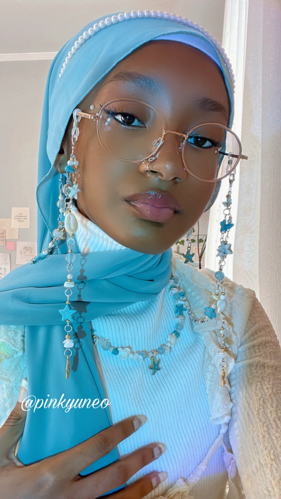 Seacore, Beach Theme Beaded Jewelry Set, Necklace, Earrings, and ...