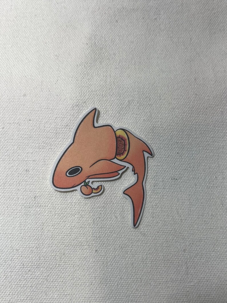 Cute Sticker Fruit Sharks Cute Decals - Etsy