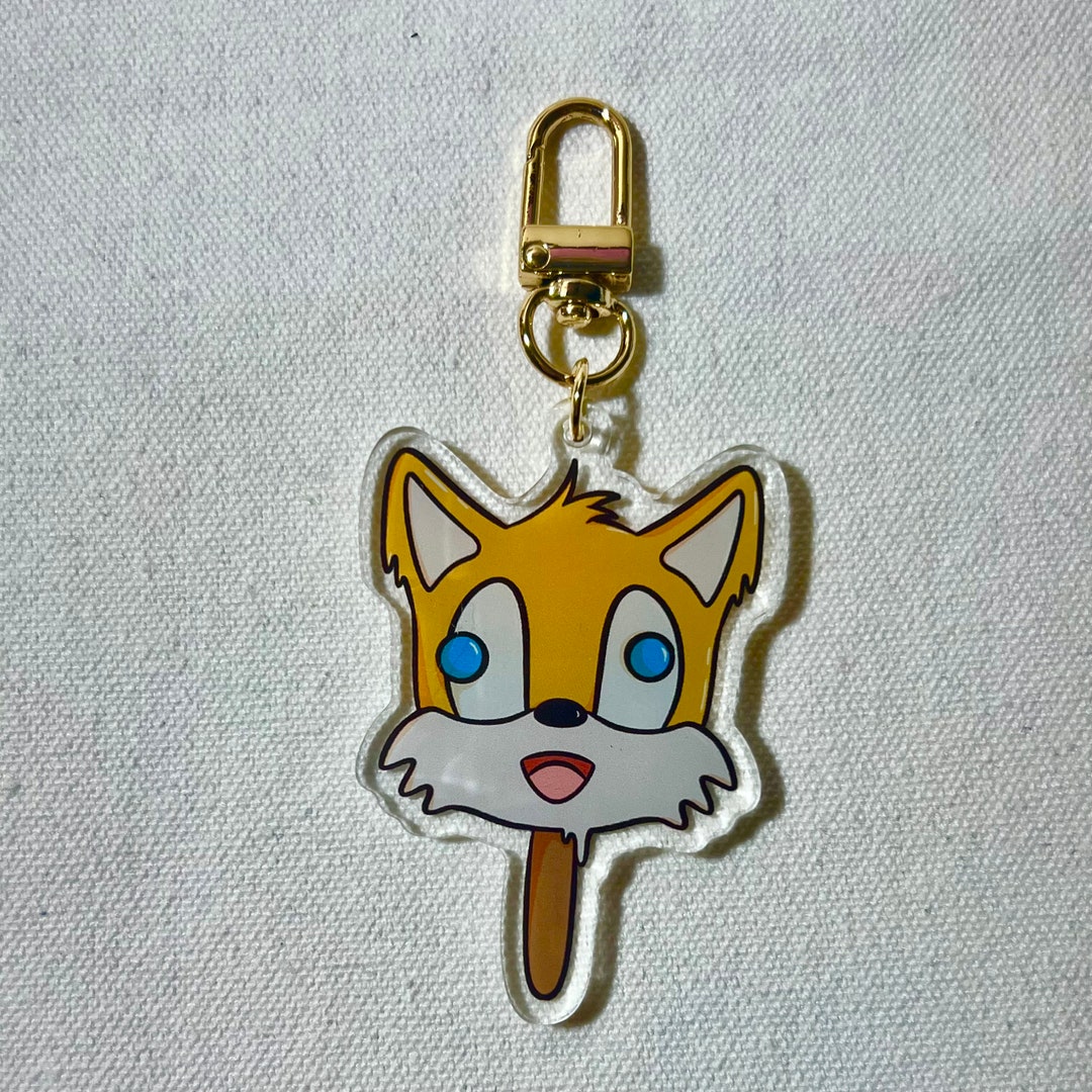 Sonic Keychains Tails Popsicle Keychain Tails Sonic the Hedgehog Cute ...
