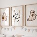 Halloween Bundle Set Cute Ghost Print Halloween Nursery Decor Halloween ...
