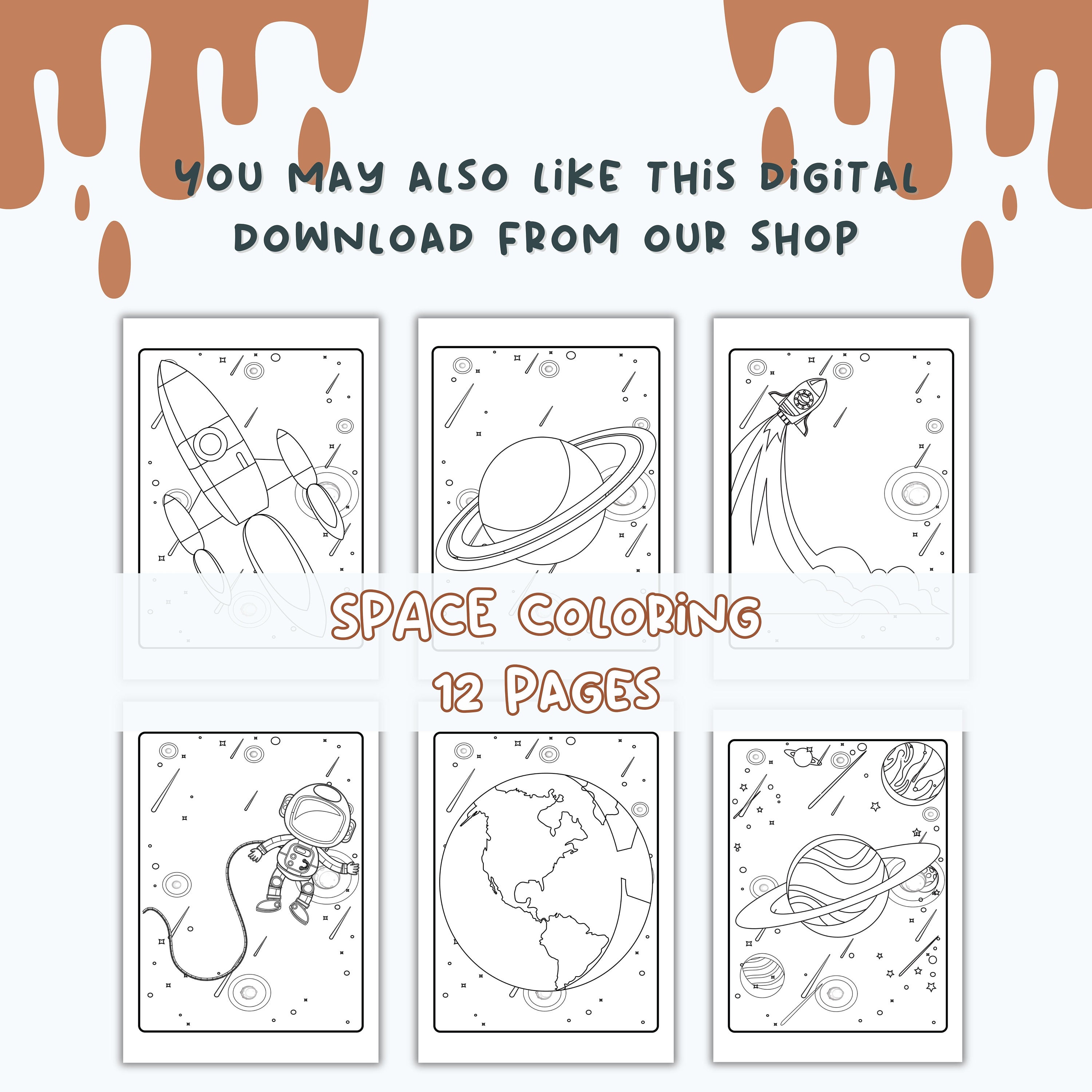 Dinosaurs Coloring Pages Summer Coloring Pages Summer - Etsy