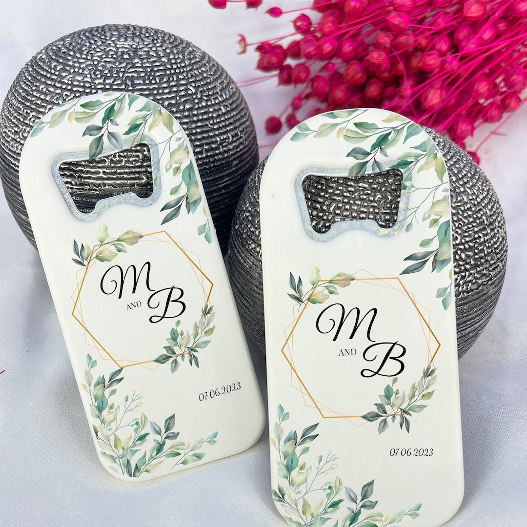 Bottle Opener Wedding Favor | Personalized Wedding Bottle Openers ...