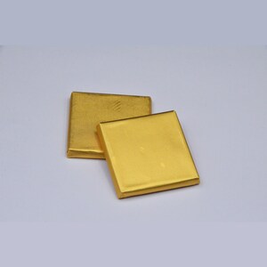 Gold or Silver Foil Milk Chocolate Neapolitans Chocolate Squares - Etsy