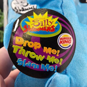 1999 SILLY SLAMMERS Burger King #5 Limited Edition Blue Silly Ghost. New (open Bag or Unopened ...