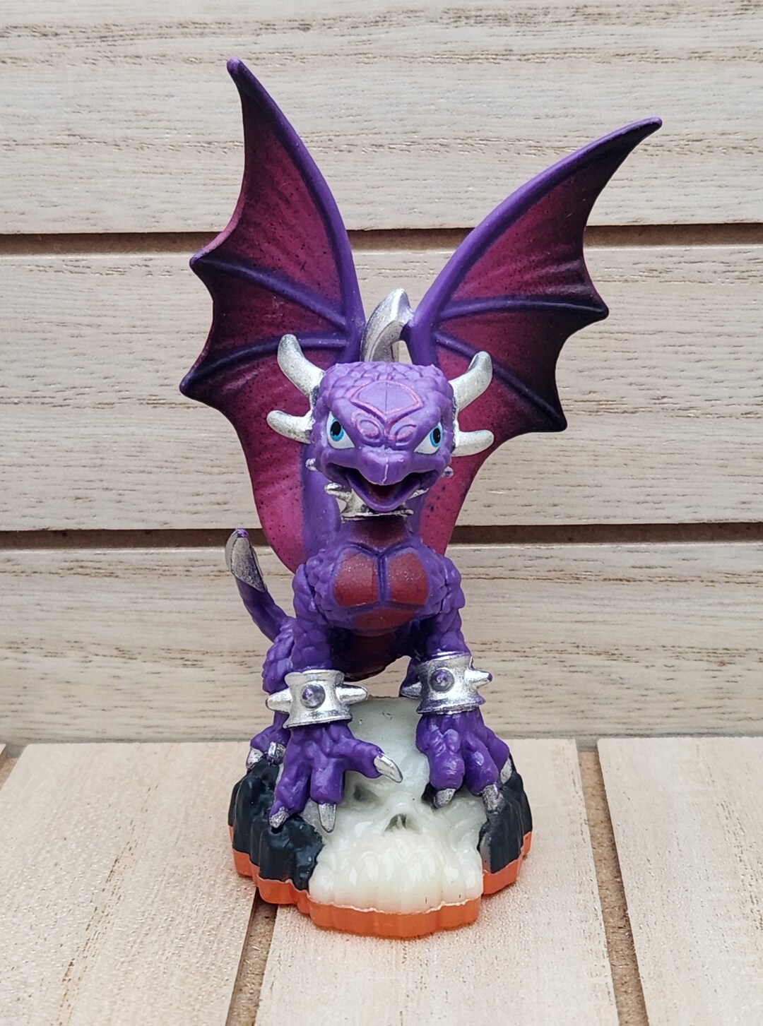 Skylander Cynder Purple Dragon Figure 4 Spiked Wings - Etsy