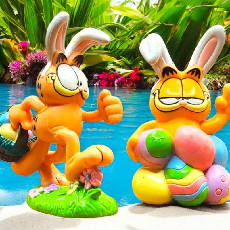 Garfield Toy - Etsy