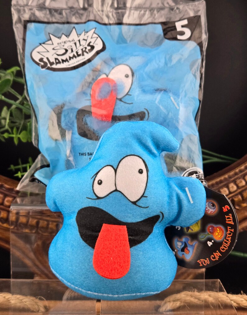 1999 SILLY SLAMMERS Burger King 5 Limited Edition Blue Silly Ghost. New ...