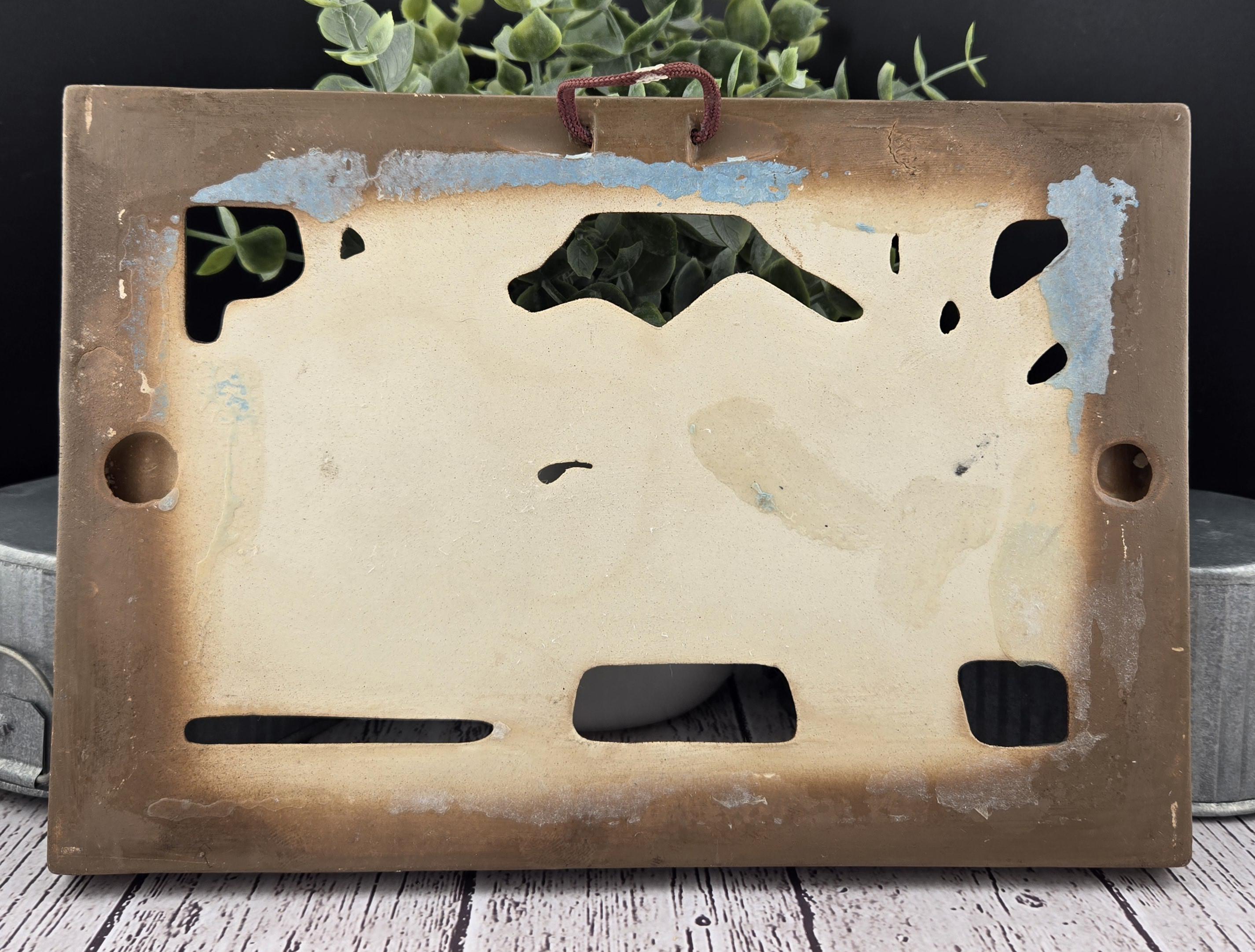 Vintage Syroco Wall Plaque – “sunday Visit” 3D Cut-out Art – Rustic ...