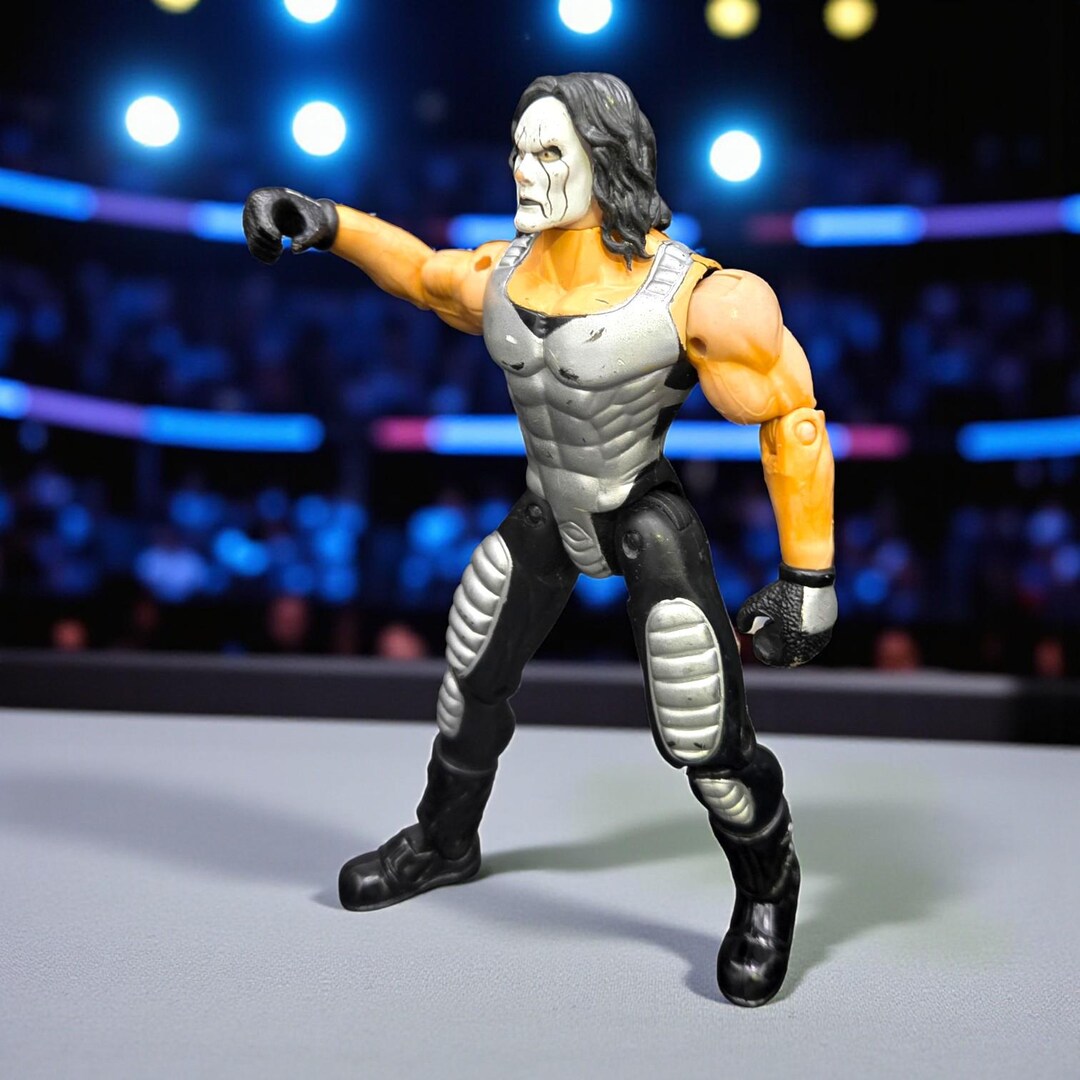 WCW 1999 Sting “crow” Action Figure – Vintage Marvel Wrestling Toy ...