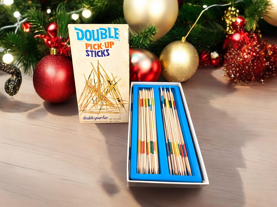 PARKER BROTHERS 1967 Board Game, Double Pick up Sticks. in Good Shape ...