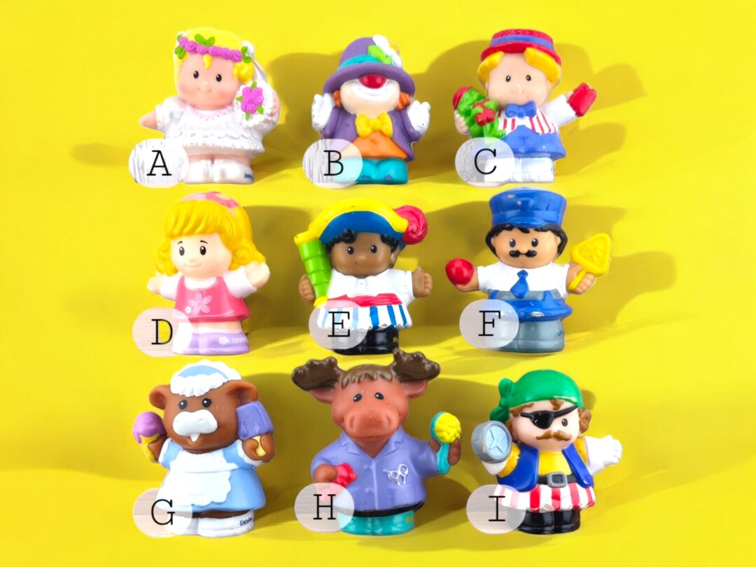 LITTLE PEOPLE Fisher-price, (set of 9 Figures) Mattel Collectible ...