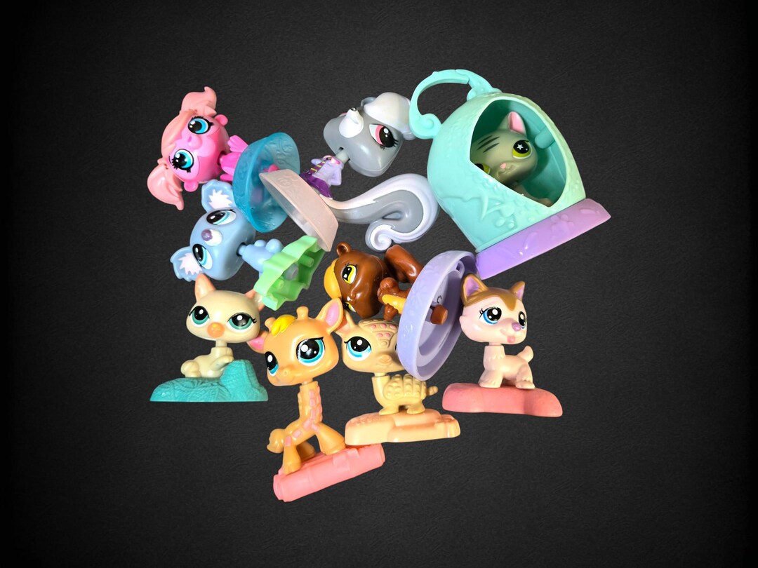 Littlest Pet Shop Mcdonald's – Collectible Figures (choose Your Set) – Vintage Happy Meal Toys ...