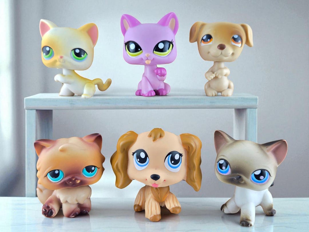 Littlest Pet Shop Vintage Hasbro Figures – Cats & Dogs 2004-2008 – LPS ...