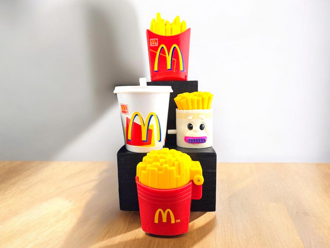 90s MCDONALDS Vintage Food Foolers or Mcrockin Foods, Happy-meal ...