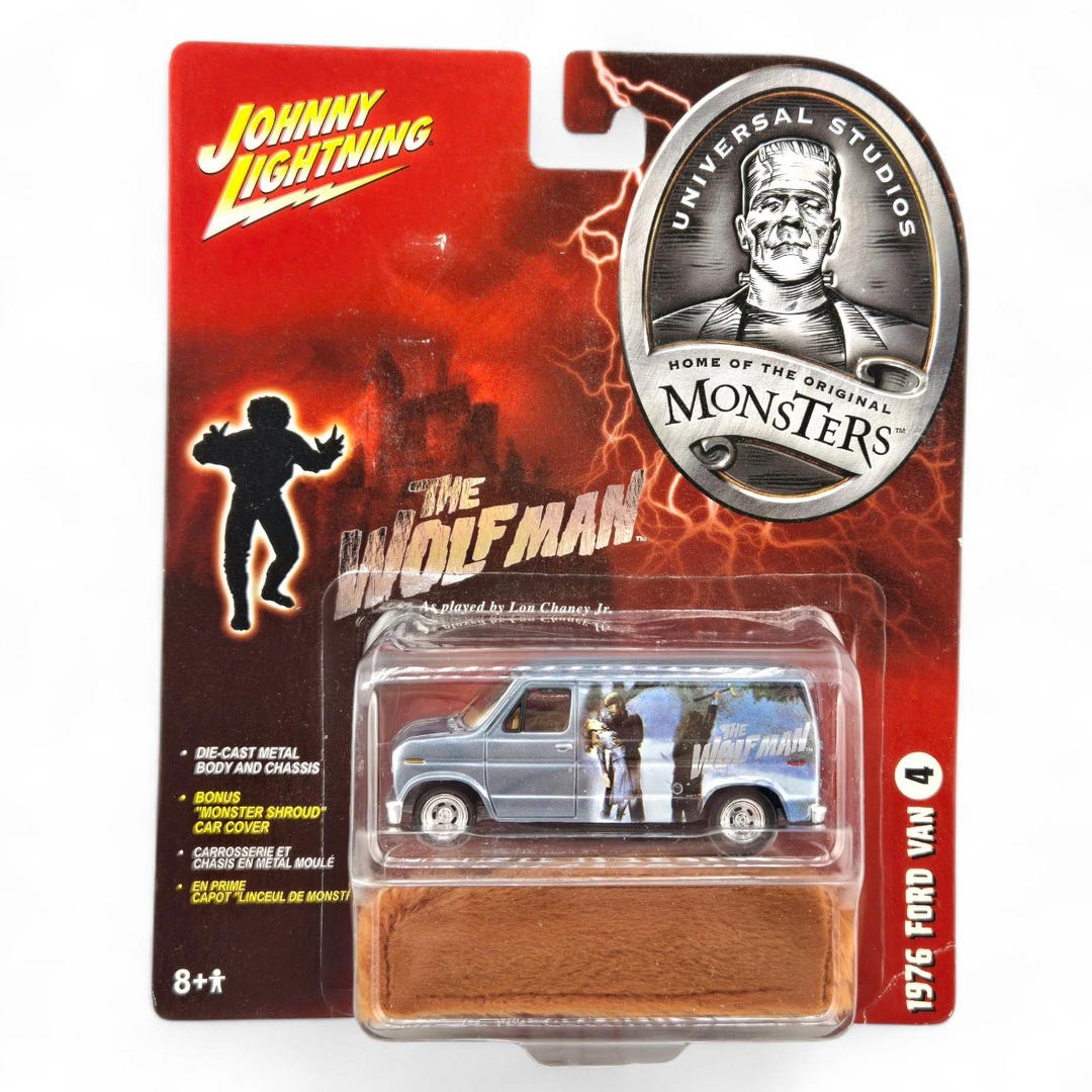 Universal Wolf Man 1976 Ford Van Vintage Johnny Lightning Diecast ...