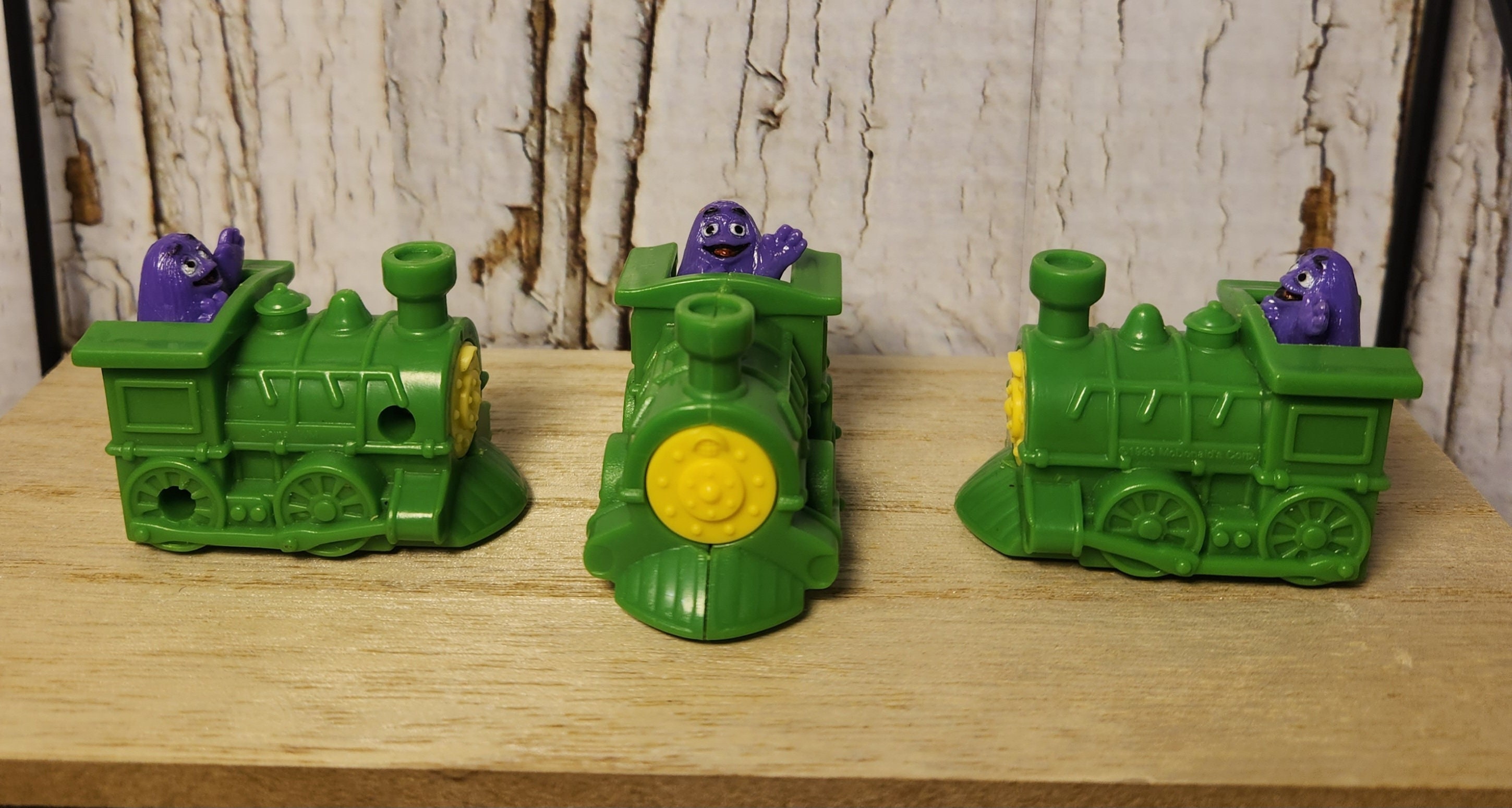 GRIMACE VINTAGE MCDONALDS Collectible Happy Meal Kids Toys. 1985 Green ...