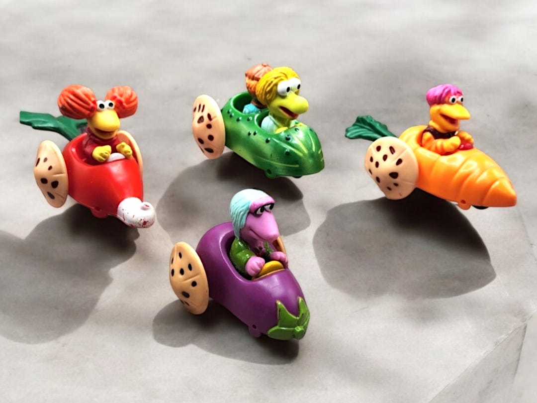 Fraggle Rock Happy Meal Toys – Complete Set of 4 – 1988 Mcdonald’s Jim ...